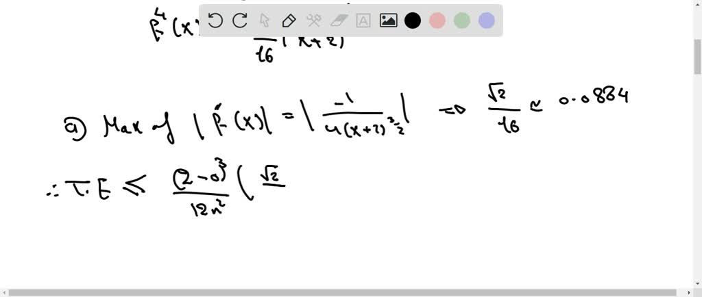 SOLVED:Use the error formulas in Theorem 5.20 to find n such that the ...