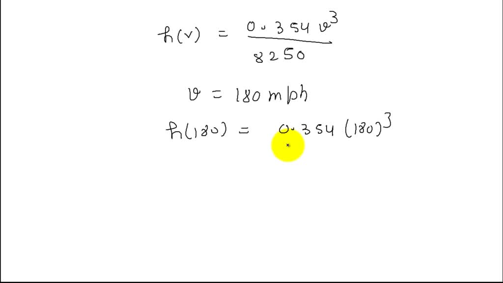 SOLVED:To maintain a speed v on a horizontal road, a car must supply ...