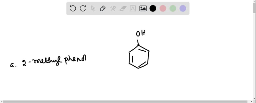 Phenols and other aromatic compounds are often named by numbering the ...