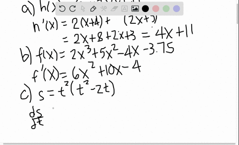 SOLVED:Differentiate each function. Use either Leibniz notation or prime notation, depending on ...