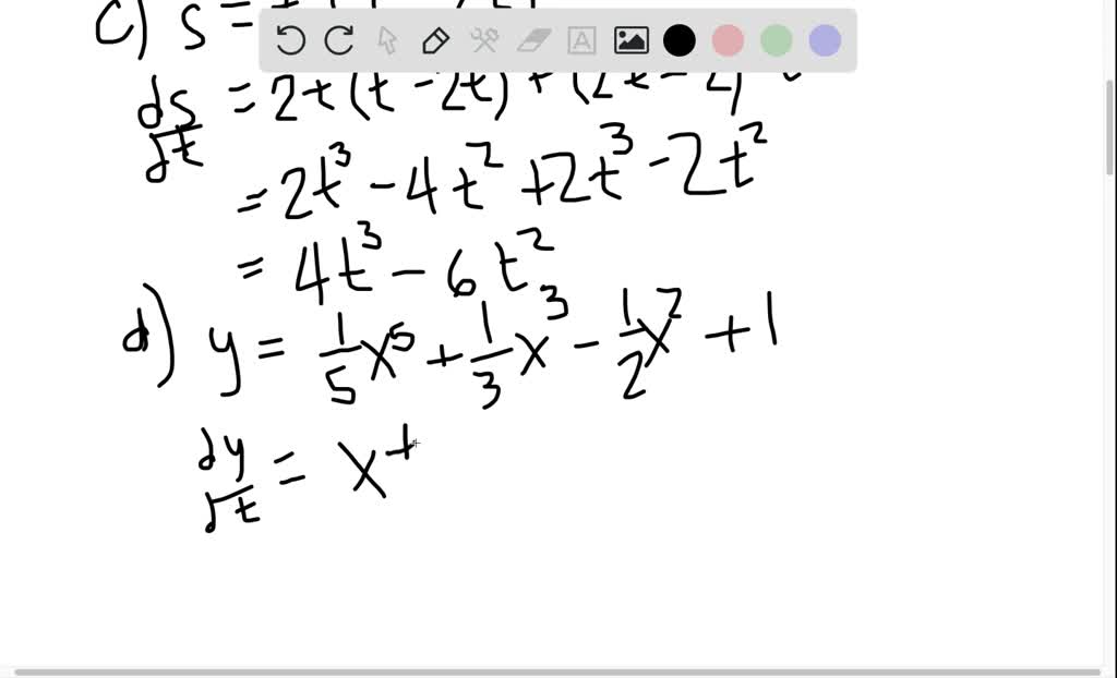 SOLVED Differentiate Each Function Use Either Leibniz Notation Or