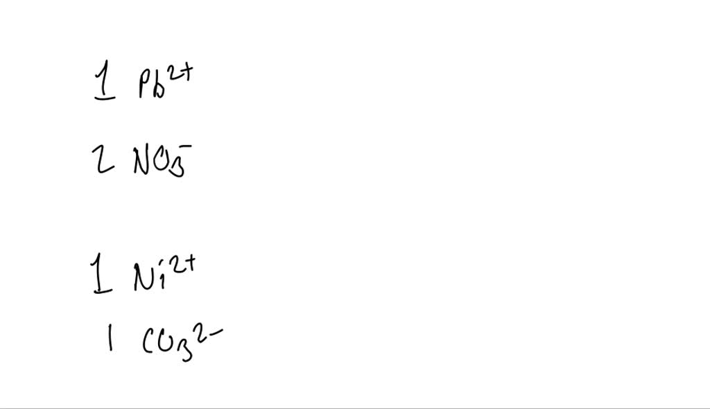 SOLVED:Determine what ions and how many of each are formed for every ...