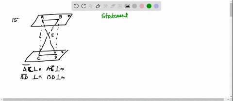 SOLVED:Problem Set C Given: A D and B C intersect at E. AC ⊥m, AC ⊥n. BD ⊥m, BD ⊥n. Prove: AD ≅ ...