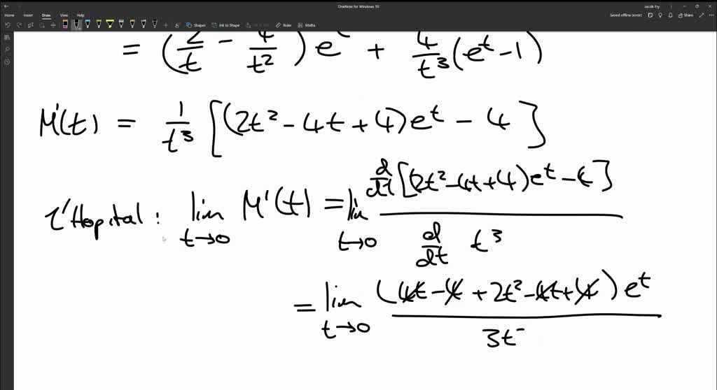 Solved A Let T Be An Exponential Random Variable With Parameter λ Let W Be A Random Variable 2198