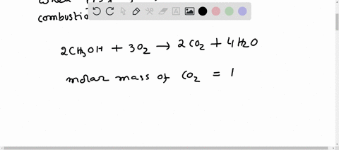 SOLVED:Methanol is a possible replacement for gasoline. The complete ...