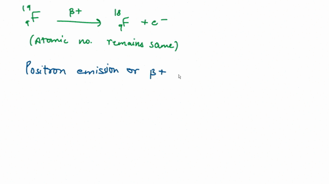 SOLVED:The only stable nucleus of fluorine is F^19 What type of decay ...
