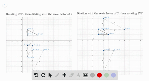 SOLVED:Graph a polygon in a coordinate plane. Use a similarity ...