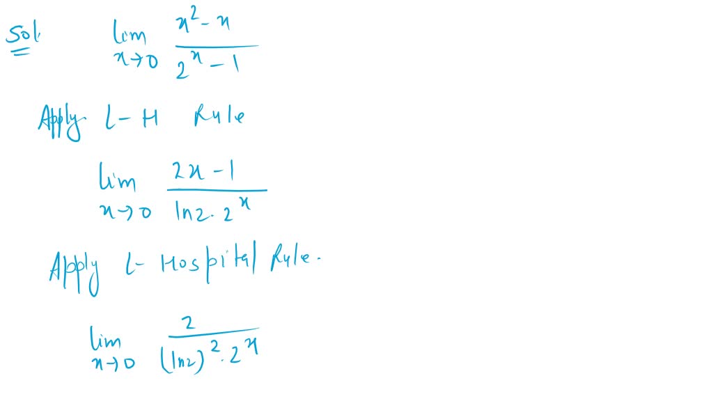 SOLVED:Find the error in the following incorrect calculation, and then calculate the limit ...