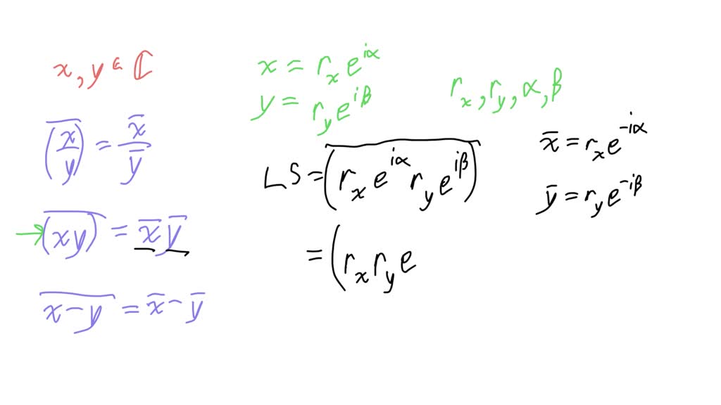 ⏩SOLVED:Prove: (a) The modulus of the product of two complex numbers ...