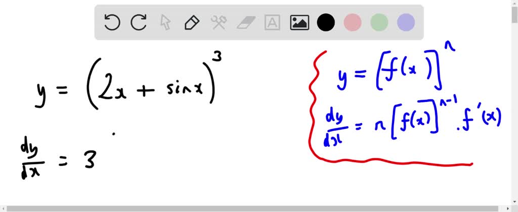 SOLVED: Use the Chain Rule to compute the derivative. y=sqrt(9+2x+sin ...