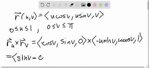 SOLVED:5-20 Evaluate the surface integral. ∬S y d S, S is the helicoid ...