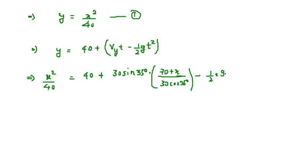 ⏩SOLVED:A projectile is launched from point A with v0=30 m / s and ...