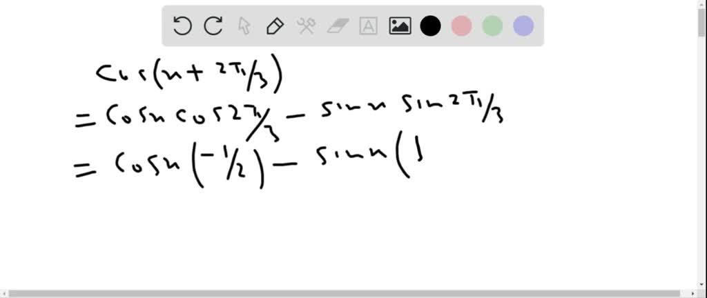 SOLVED:Use Euler'= formula eix Cos(x) + Sin(x) and (eix)3 (Cos(x) + i ...
