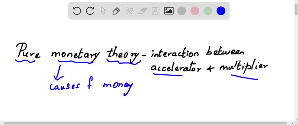 SOLVED:TRUE OR FALSE QUESTIONS: According to the pure monetary theory ...