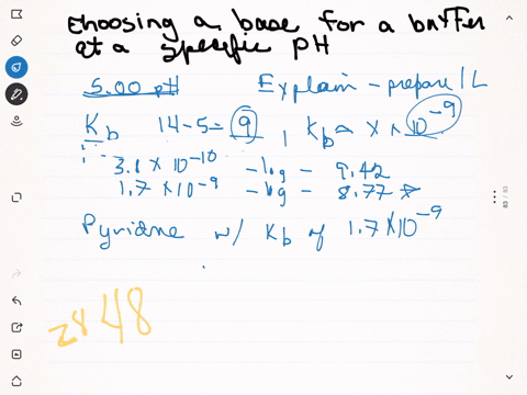 SOLVED: Consider the bases in Table 7.3 . Which base would be the best choice for preparing a pH ...