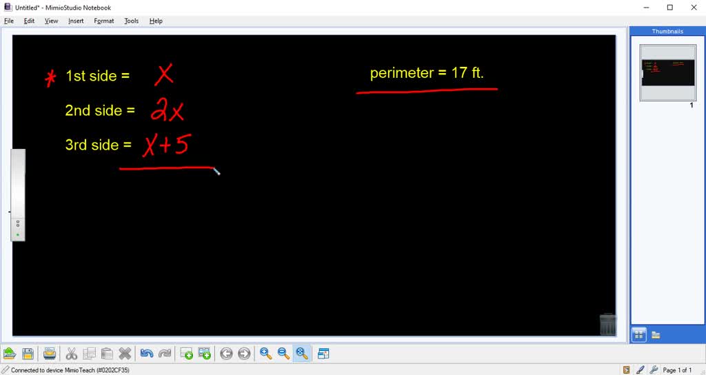 SOLVED:In the following exercises, solve using triangle properties. One side of a triangle is ...