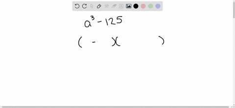 ⏩SOLVED:Factor completely. a 3-125 | Numerade