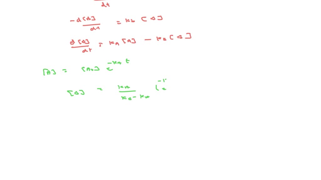 ⏩SOLVED:For the sequential reaction A k1→ B kB→ C, the rate… | Numerade