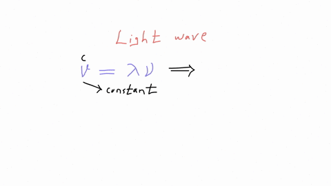 SOLVED:Triple Choice If the frequency of a light wave is increased, does its speed increase ...