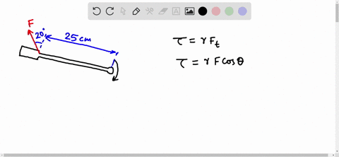 SOLVED:A torque wrench is used to tighten a nut on a bolt. The wrench ...