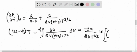 SOLVED:Develop expressions for isothermal changes in internal energy, enthalpy, and entropy for ...