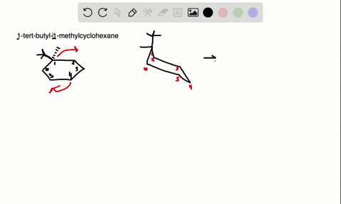 SOLVED:Draw the most stable conformation of 1-tert-butyl-1-methylcyclohexane.