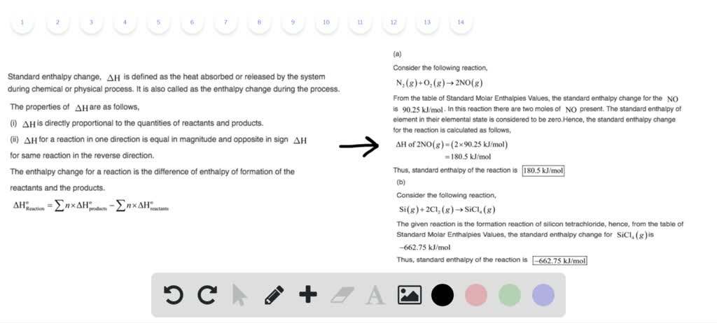 SOLVED:Using the data in Appendix G, calculate the standard enthalpy change for each of the ...