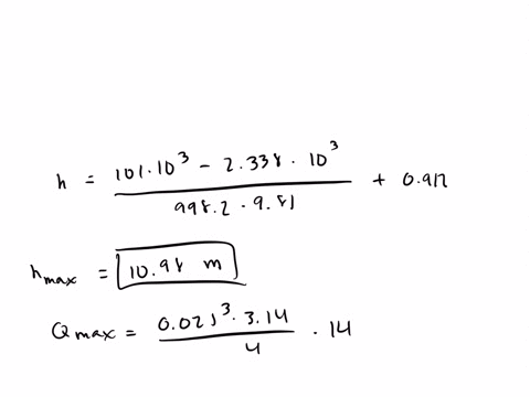 SOLVED: For the siphon in Fig. 6.26, assume that the volume flow rate ...