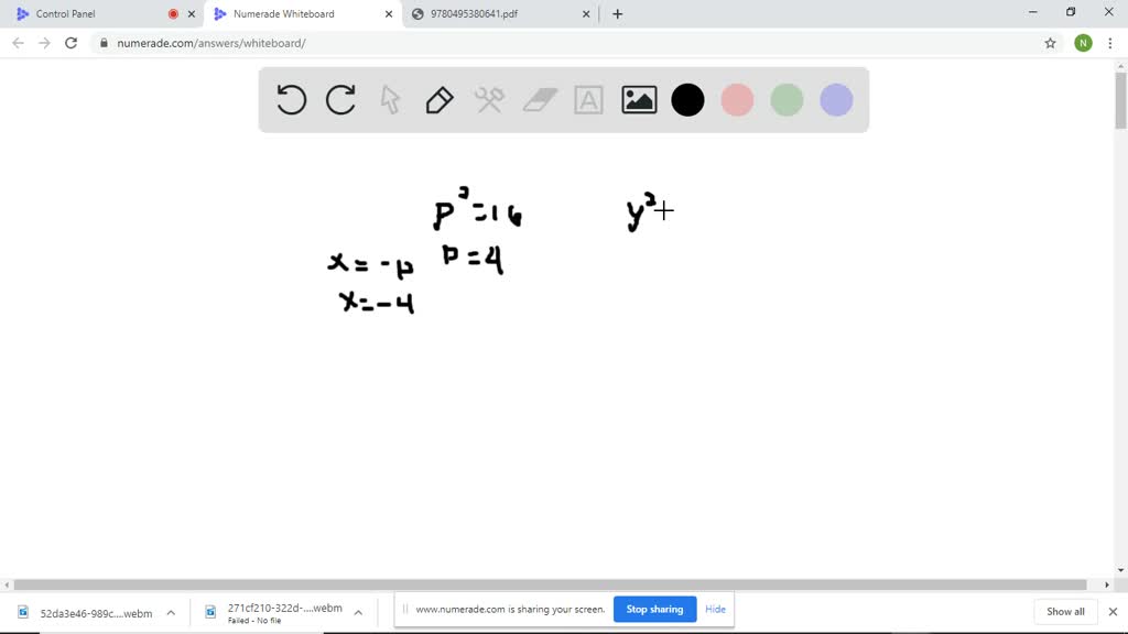 SOLVED:For the following exercises, determine the equation for the parabola from its graph ...