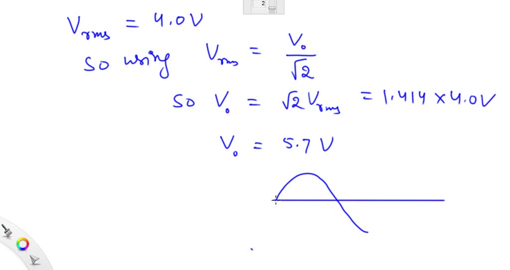 SOLVED:The instantaneous sinusoidal emf from an ac generator with an ...