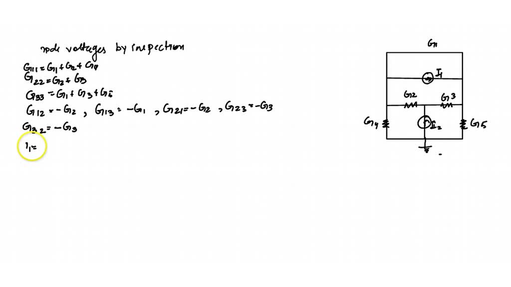 SOLVED: Write the node-voltage equations of the circuit in Fig. 3.96 by ...