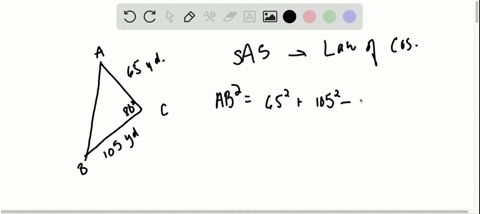 SOLVED:To find the distance across a protected cove at a lake, a ...