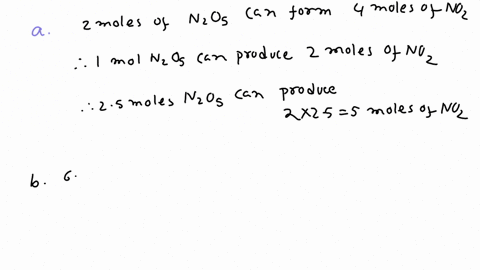 ⏩SOLVED:Calculate how many moles of NO2 form when each quantity of… | Numerade