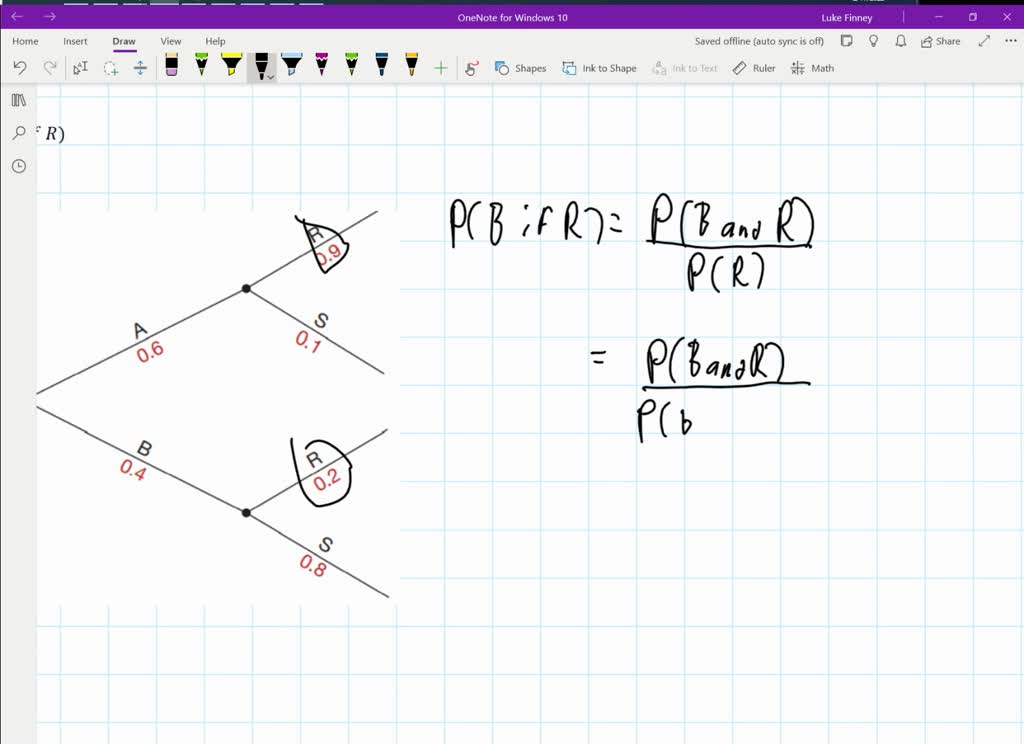 SOLVED:The tree diagram shown here is incomplete. a. Find the values for the probabilities a-g ...