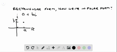 SOLVED:If you are given a complex number in rectangular form, how do ...