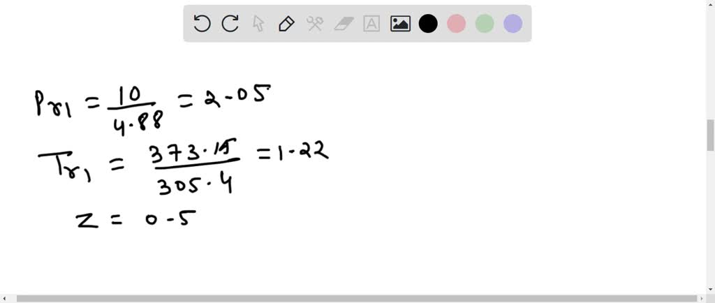 SOLVED:A 4-m^3 storage tank contains ethane gas at 10 MPa, 100^∘ C ...