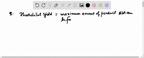 ⏩SOLVED:In a chemical reaction, what is the theoretical yield? | Numerade
