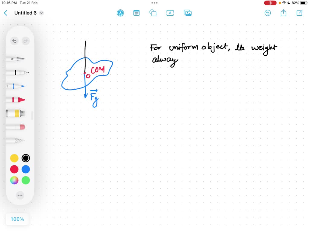 SOLVED:Why does an object balance at its center of mass?