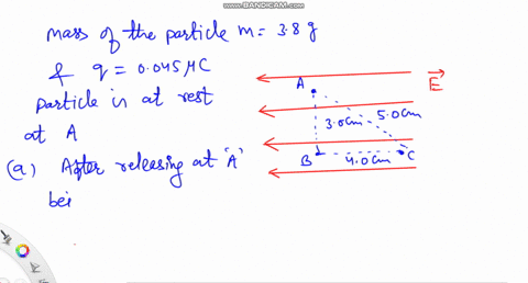 SOLVED:A positively charged particle starts at rest 25 cm from a second positively charged ...