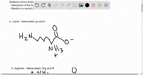 SOLVED:Draw the zwitterion and give the three- and one-letter ...