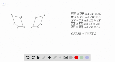 SOLVED:The Figures are congruent. Name the corresponding angles and the ...