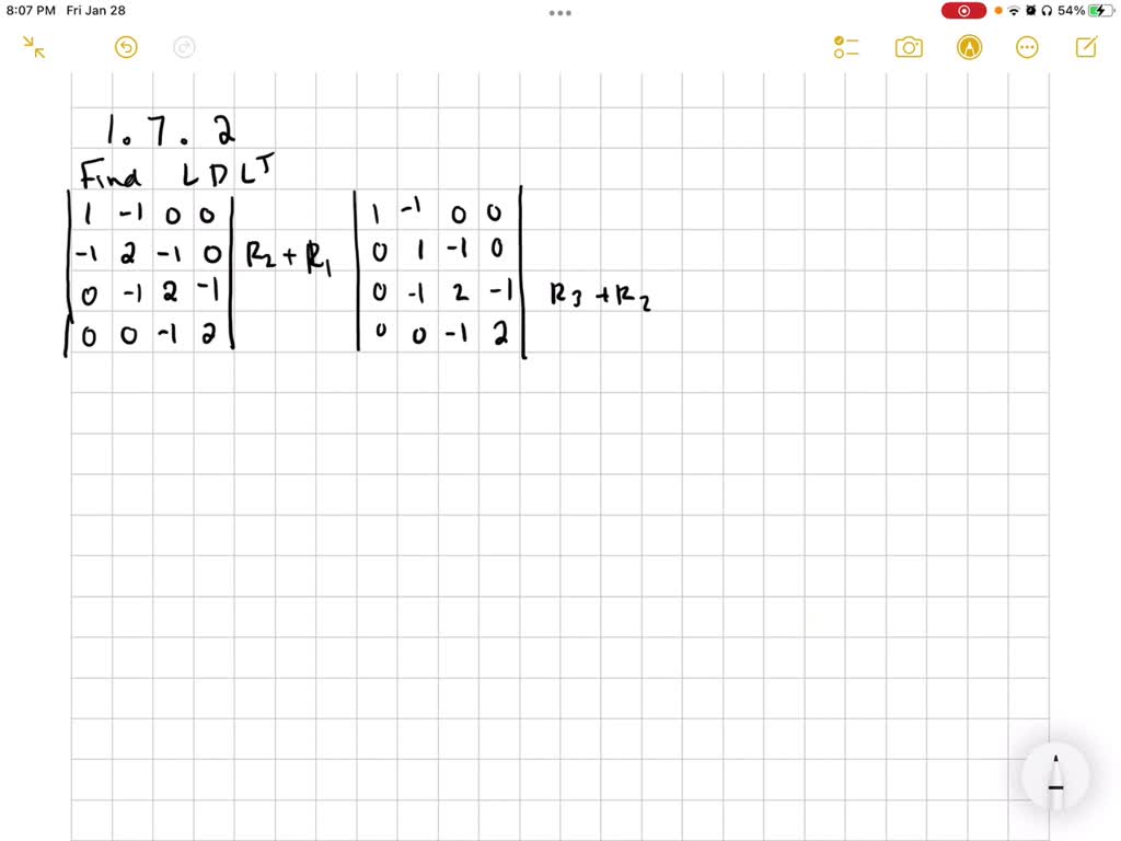 SOLVED:Modify a11 in equation (6) from a11=2 to a11=1, and find the L D ...