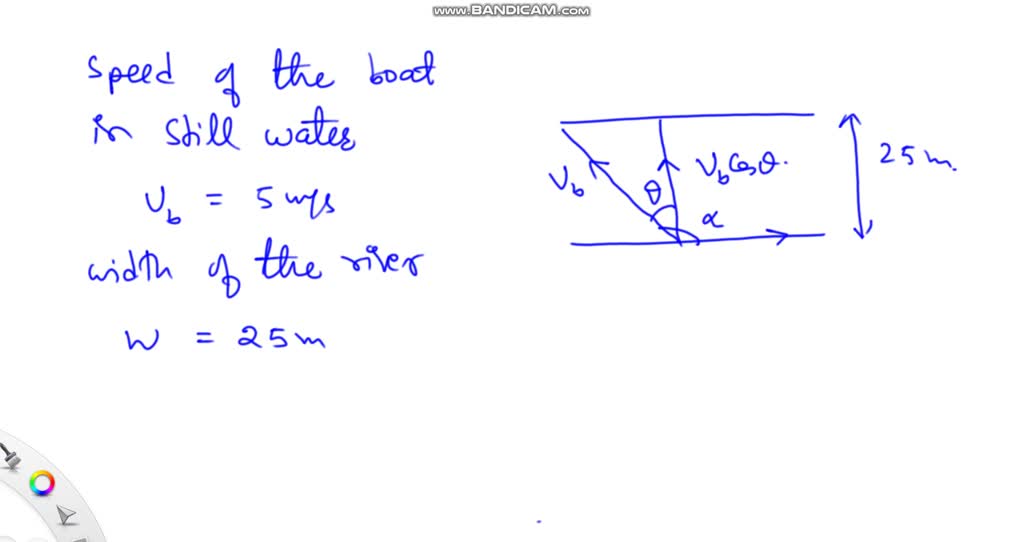 Solved Two Boats A And B Are Moving Along The Surface Of Two Rivers