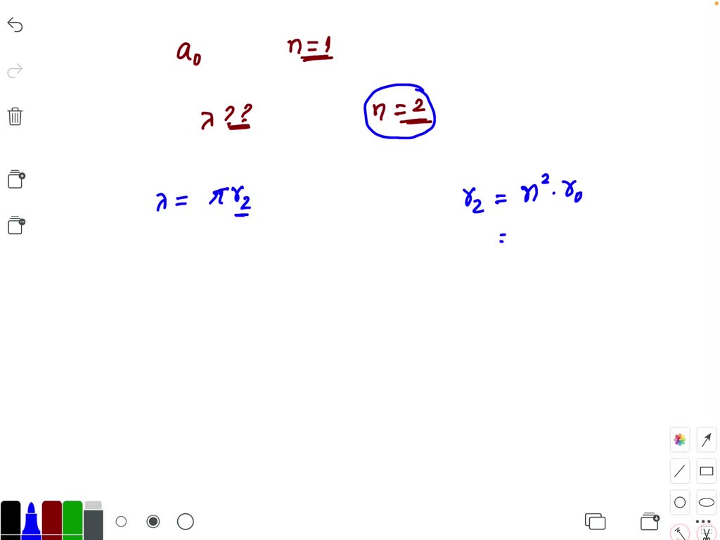 If A0 Be The Radius Of First Bohrs Orbit Of H Atom The De Broglies