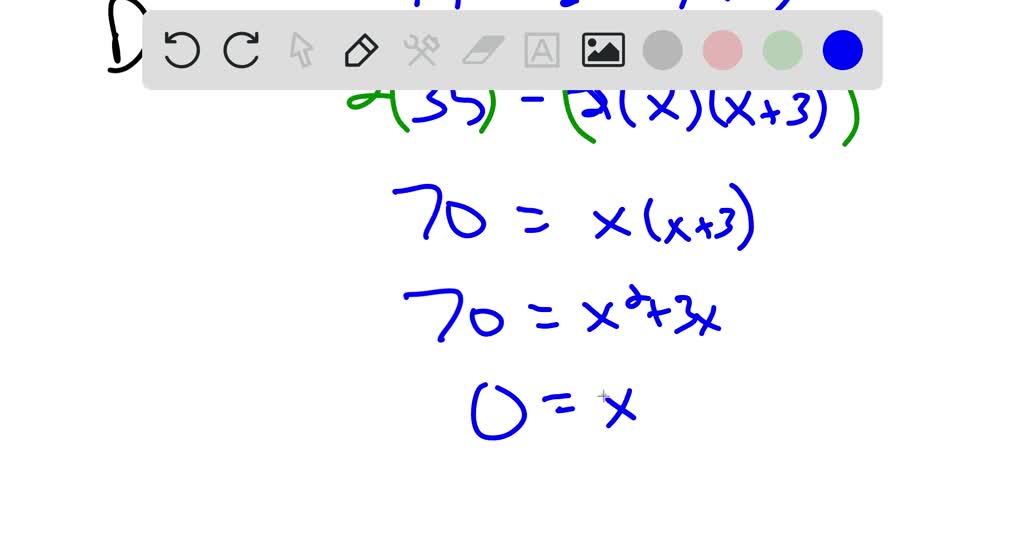 SOLVED:The area of a right triangle is 35 square inches. If the longer ...