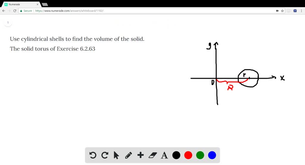 SOLVED:Use cylindrical shells to find the volume of the solid. The ...