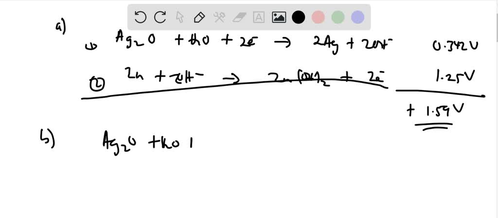 SOLVED:(a) Use standard reduction potentials to calculate the potential ...
