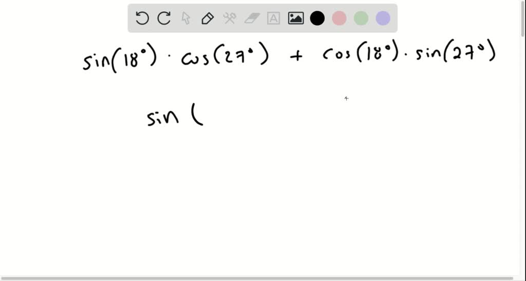SOLVED:13-18 m Use an addition or subtraction formula to write the expression as a trigonometric ...