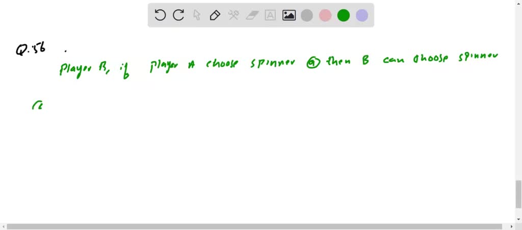 Two players play the following game. Player A chooses one of the three ...