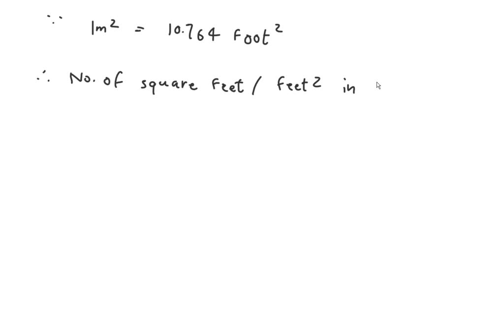 A typical office has 144 ft^2 of floor space. Calculate the floor space ...
